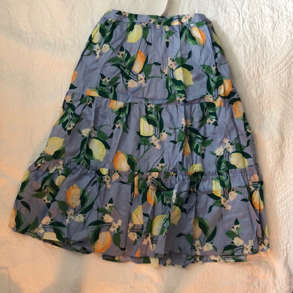 Ann Taylor Factory | Skirts | Light Blue Lemon Skirt | Poshmark